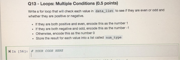 Solved Part 4: Combining Loops &Conditionals This part | Chegg.com Solved Part 4: Combining Loops &Conditionals This part | Chegg.com