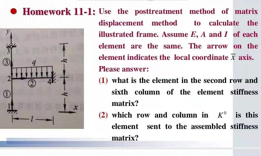 Solved Homework 11-1: Use the posttreatment method of matrix | Chegg.com