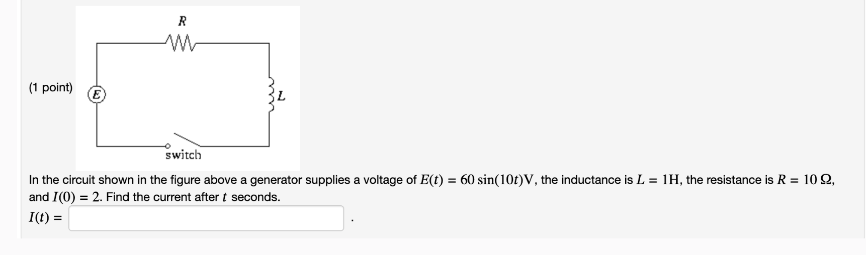 Solved In the circuit shown in the figure above a generator | Chegg.com