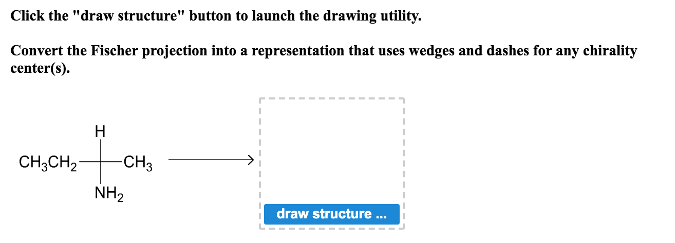 Solved Click the "draw structure" button to launch the | Chegg.com