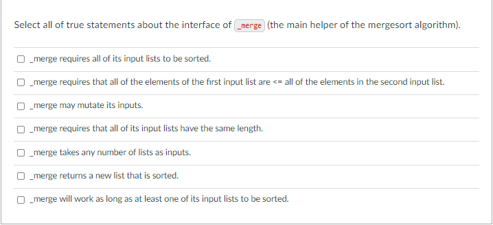 Solved The two main iterative sorting algorithms we study in | Chegg.com