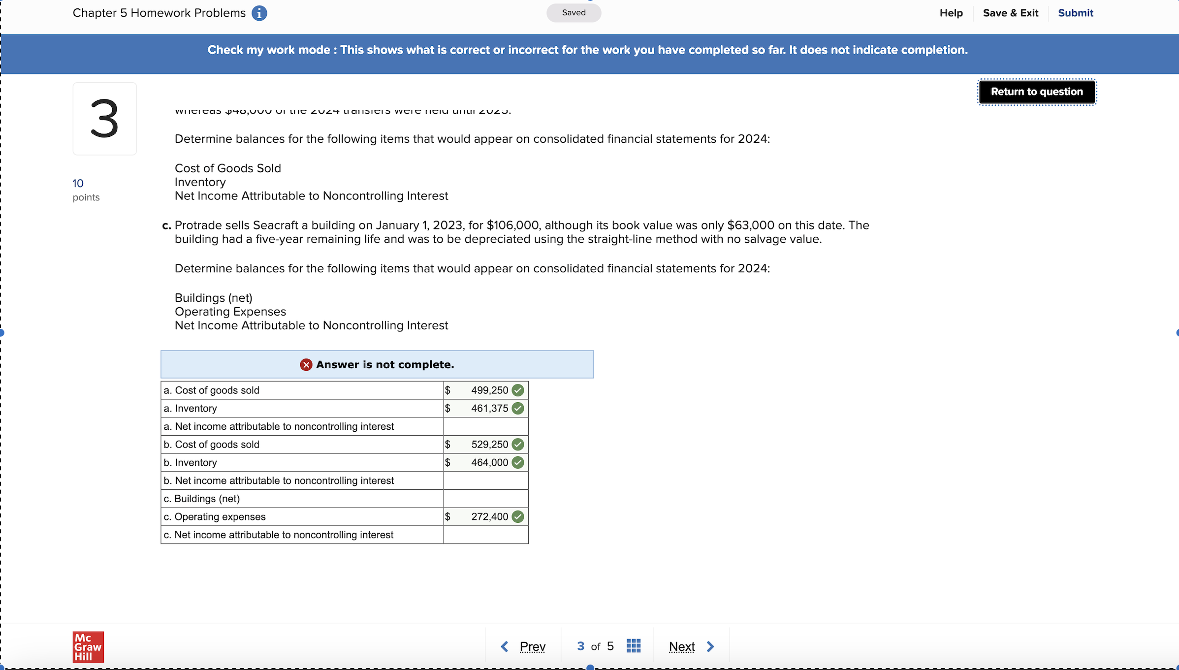Solved Problem 5-16 (Algo) (LO 5-3, 5-4, 5-5, 5-7)Protrade | Chegg.com