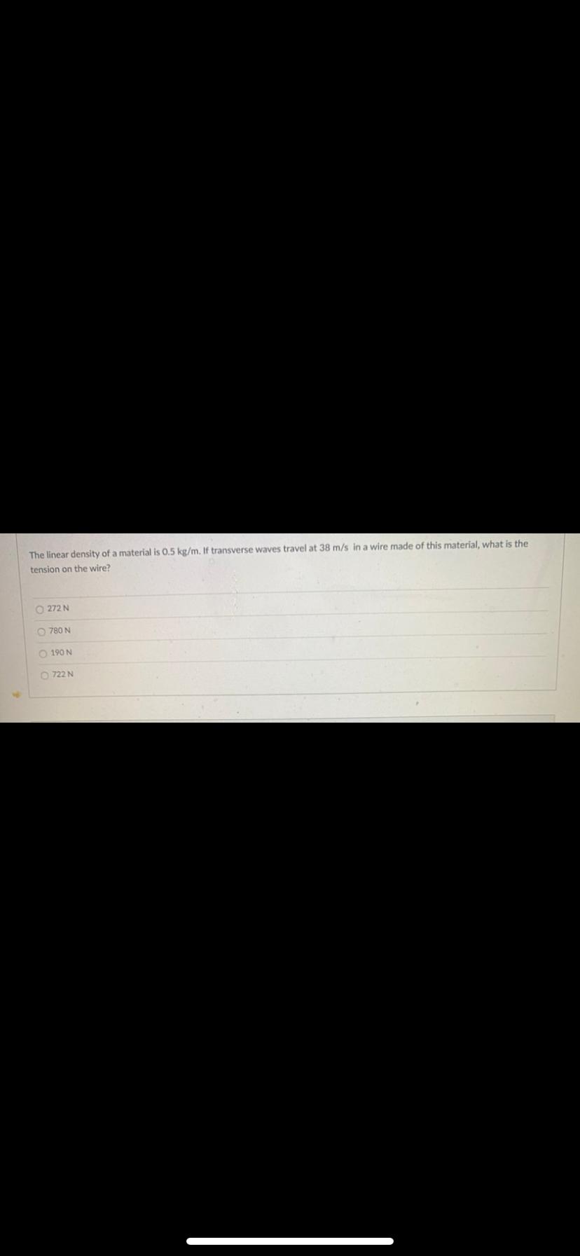 Solved The linear density of a material is 0.5 kg/m. If | Chegg.com