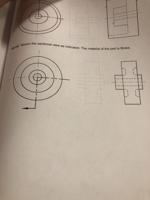 Solved Chapter 9 Sectioning1 CREATING SECTION VIEW PROBLEMS | Chegg.com