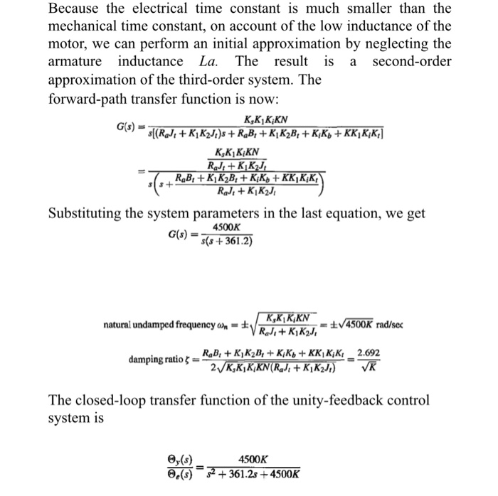 Case Study: Consider the control system shown in | Chegg.com