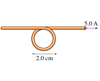 Solved What is the magnetic field at the center of the loop | Chegg.com