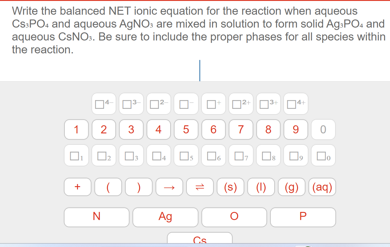 Solved Complete the balanced molecular chemical equation for | Chegg.com