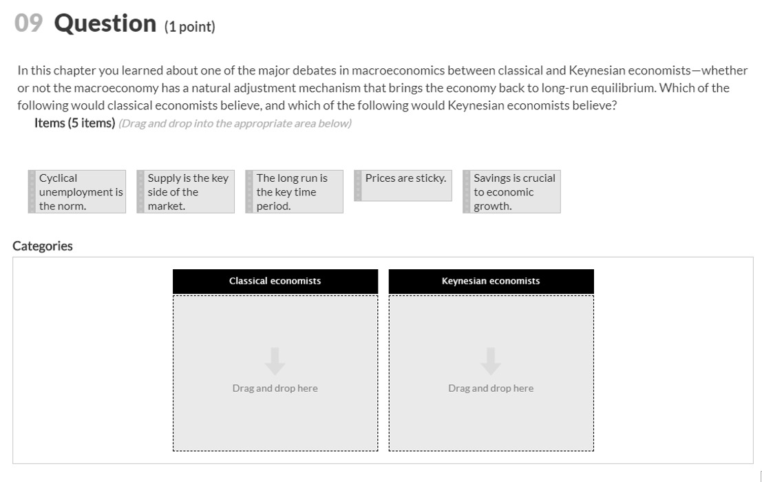 Solved 09 Question (1 point) In this chapter you learned | Chegg.com