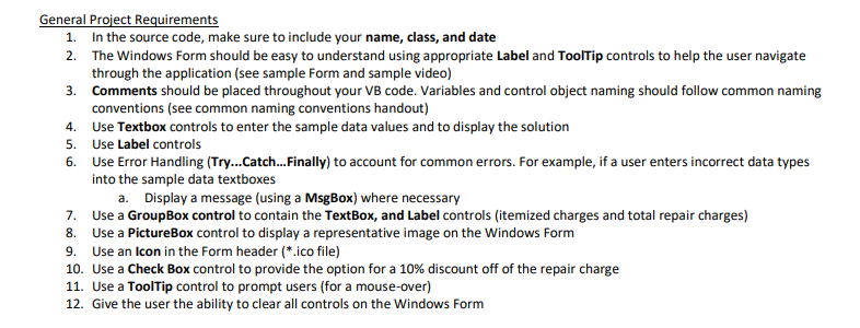 Solved Develop a single Windows Forms app to calculate and | Chegg.com