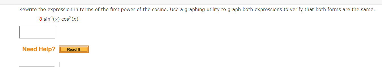 Solved Rewrite the expression in terms of the first power of | Chegg.com