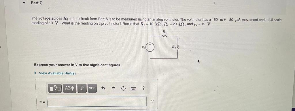 Solved Learning Goal: To understand that real meters affect | Chegg.com