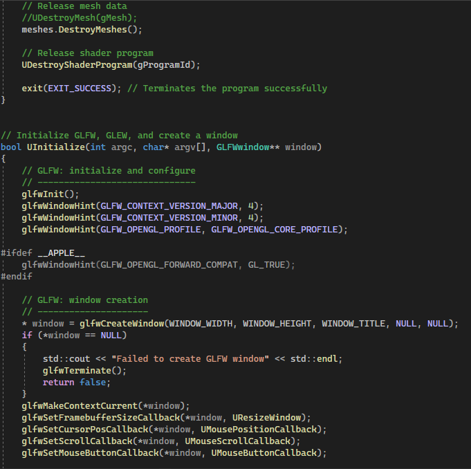 Solved case GLFW_MOUSE_BUTTON_MIDDLE: \{ if (action == | Chegg.com