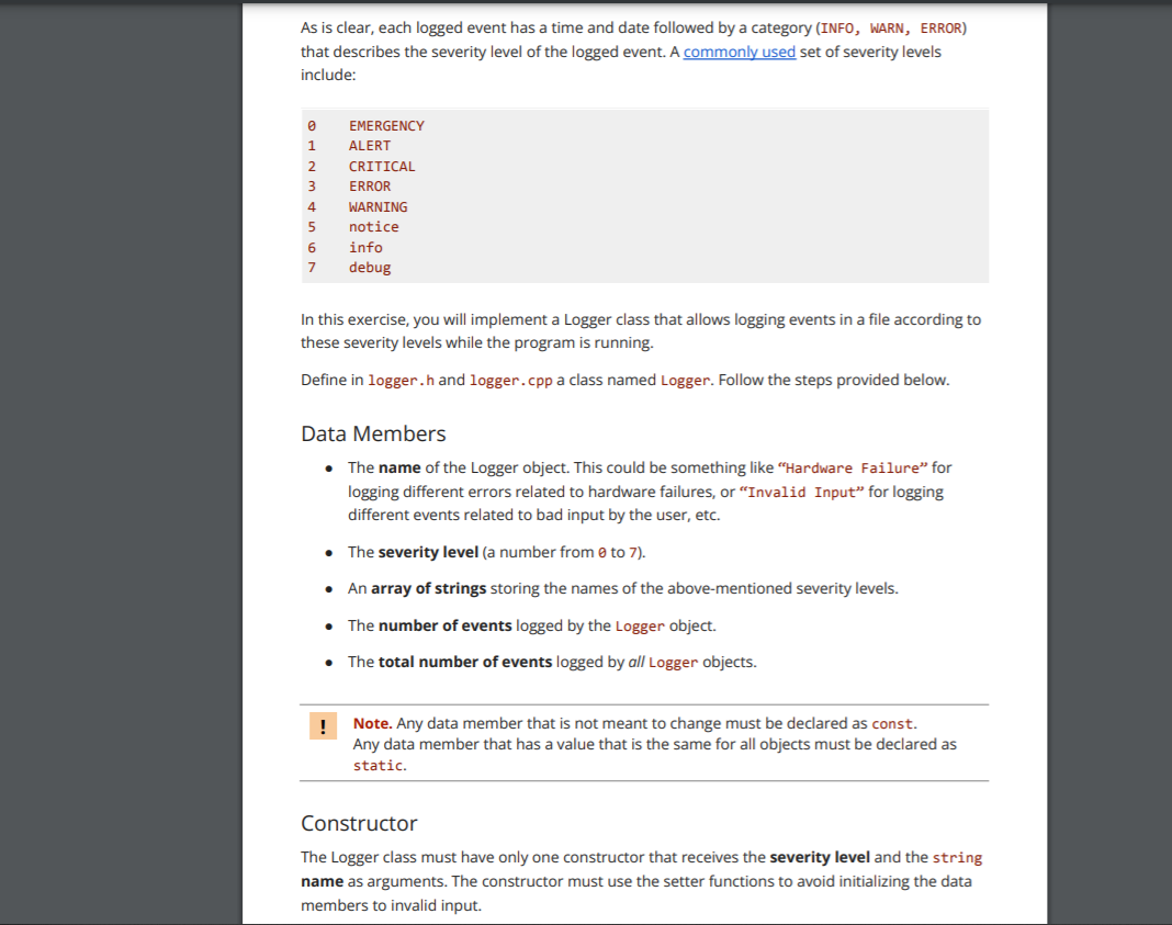 Solved This is typically done using log files! You will | Chegg.com