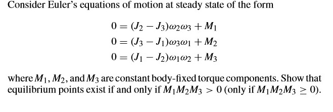 Solved Consider Euler's equations of motion at steady state | Chegg.com