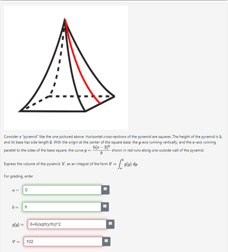 Solved Consider a "pyramid" like the one pictured above. | Chegg.com
