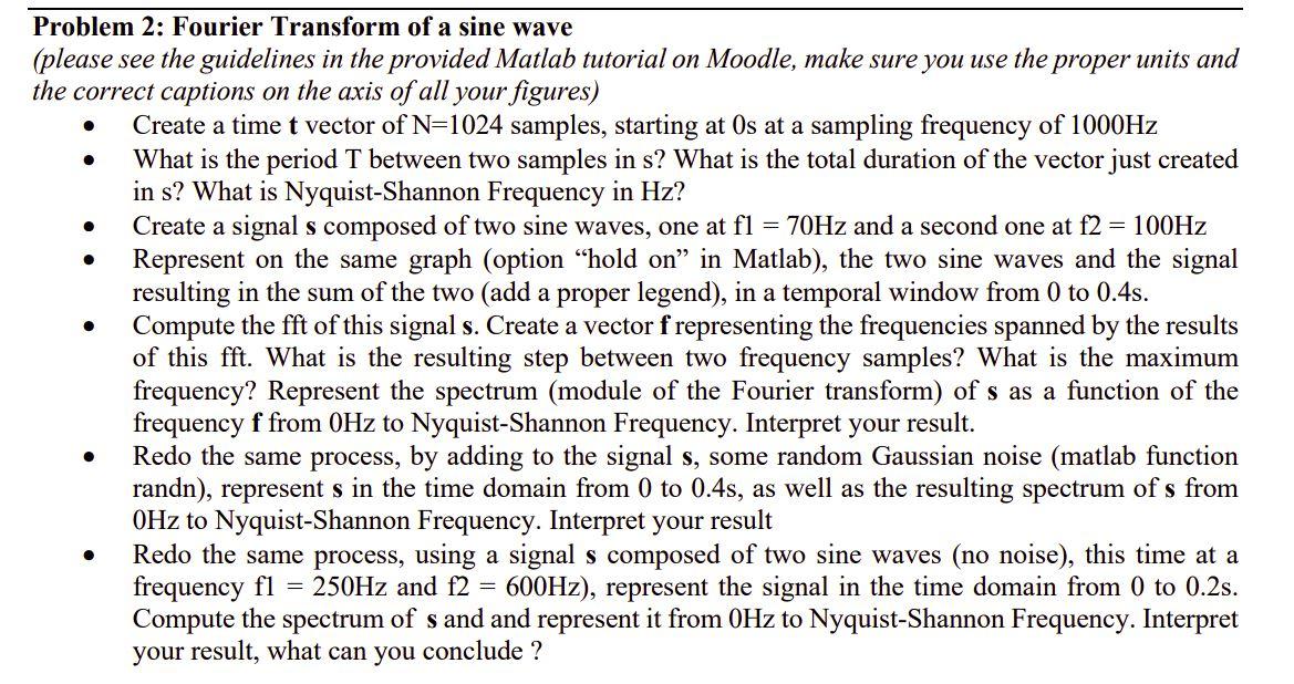 Solved Please Give Complete Matlab Code And Explain How To 