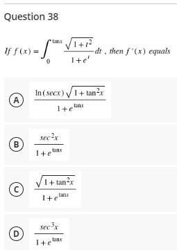 Solved Question 34 2 Points Given the integral sec (x - 1) | Chegg.com
