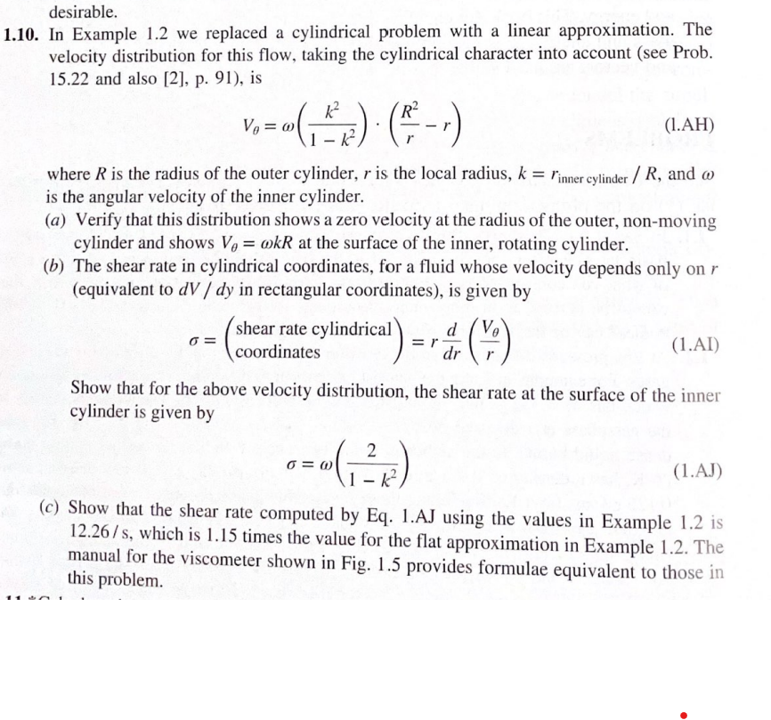 Solved 10. In Example 1.2 we replaced a cylindrical problem | Chegg.com