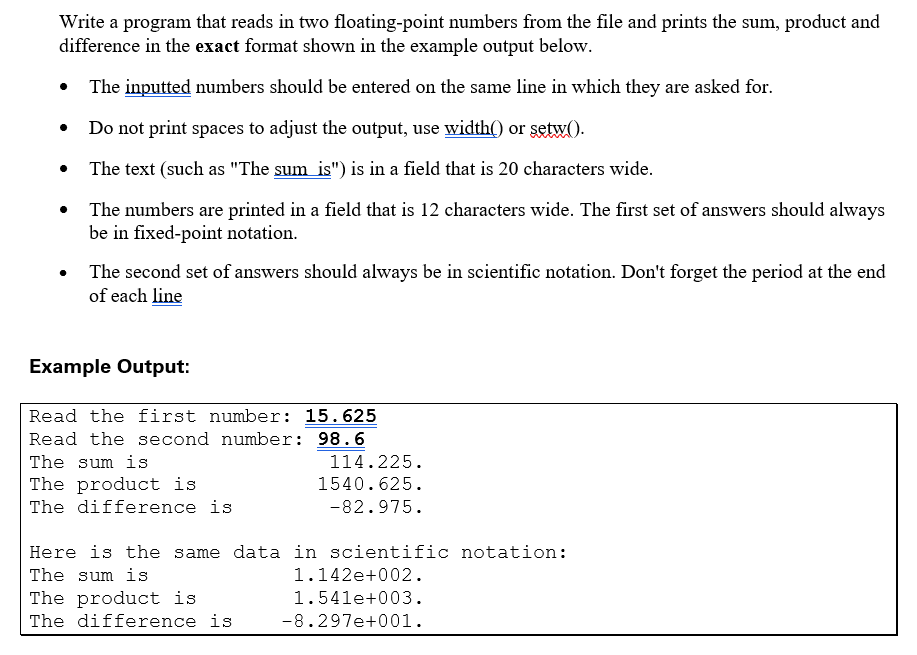 Solved This is in C++ I hate that it looks so easy but I'm | Chegg.com