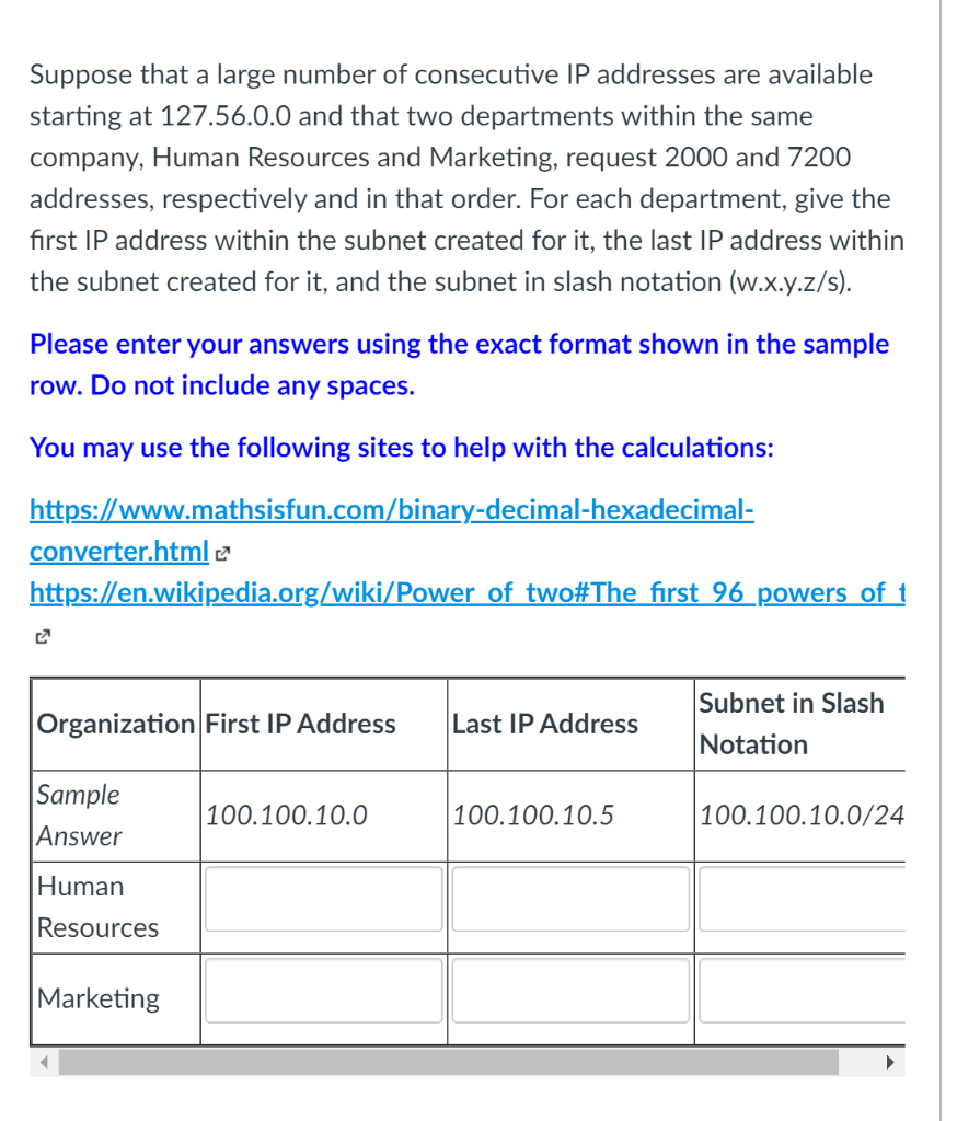 Solved Suppose that a large number of consecutive IP | Chegg.com