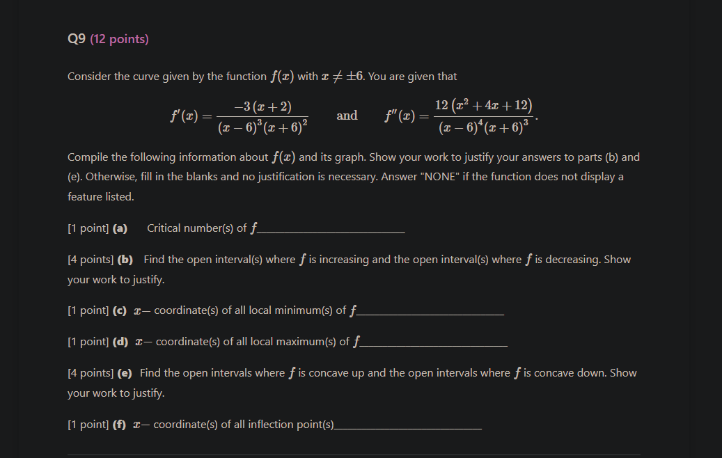 Solved Q9 (12 points) Consider the curve given by the | Chegg.com