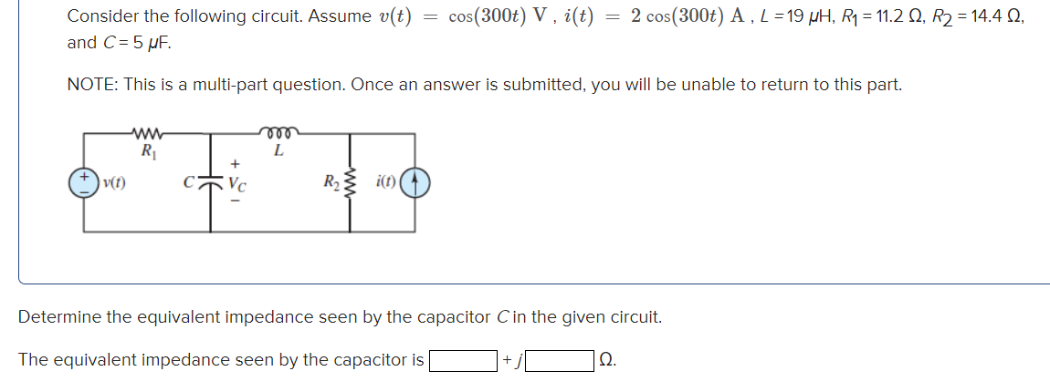 Solved Consider the following circuit. Assume | Chegg.com