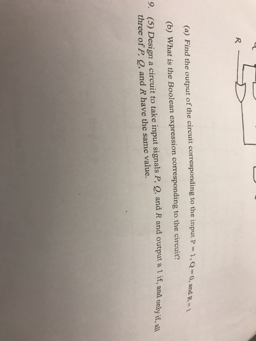 Solved (a) Find the output of the circuit corresponding to | Chegg.com