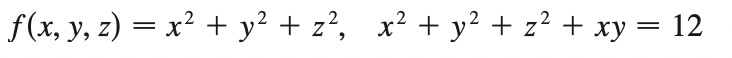 Solved Each of these extreme value problems has a solution | Chegg.com Solved Each of these extreme value problems has a solution | Chegg.com
