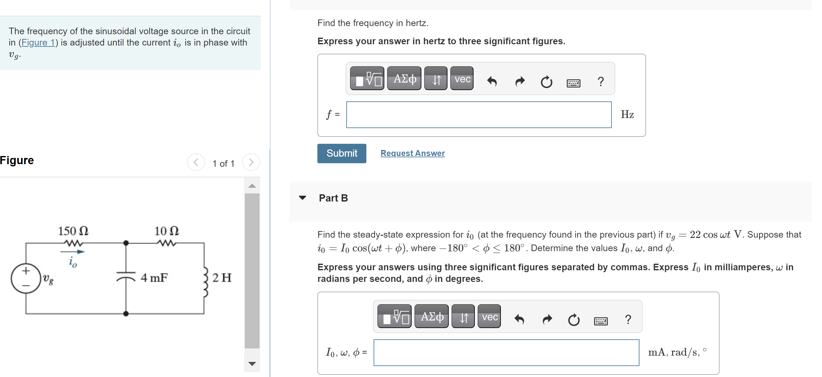 Solved Find the frequency in hertz. The frequency of the | Chegg.com