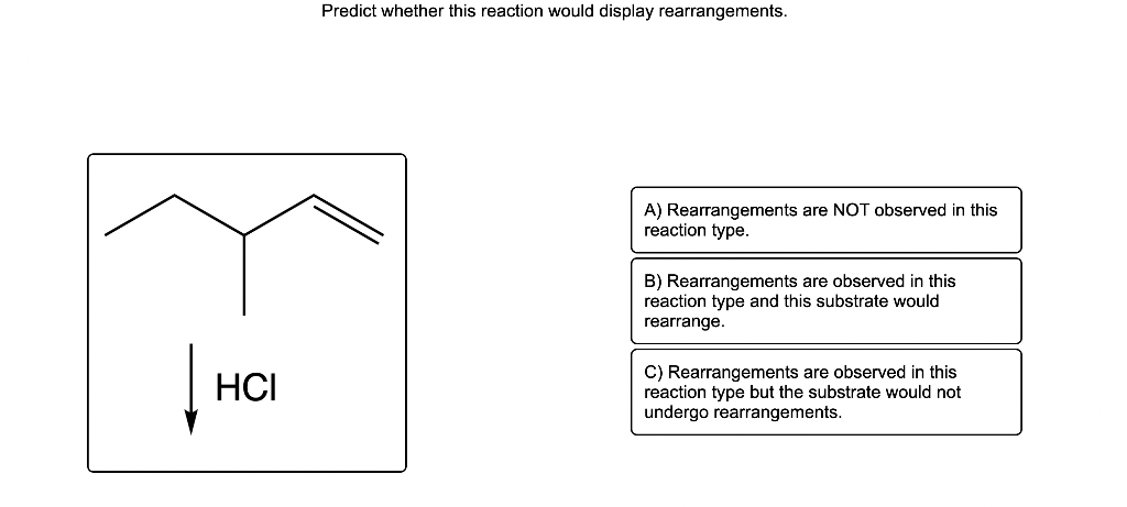 Solved Predict whether this reaction would display | Chegg.com