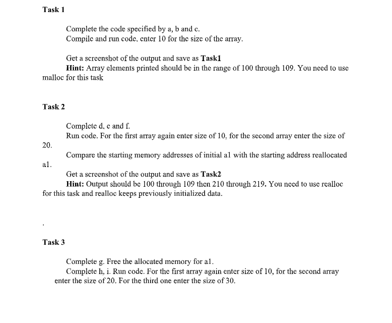 Solved Please help me!! In C language Objectives: Use | Chegg.com