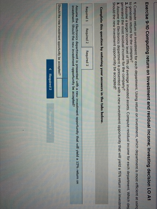Solved Use the following Invested Assets Exercise 9-10 | Chegg.com