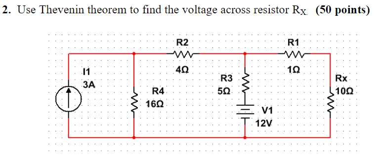Solved 2. Use Thevenin theorem to find the voltage across | Chegg.com