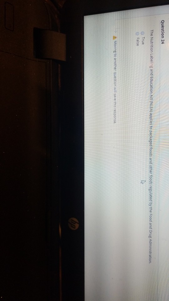 Solved Question 24 The Nutrition Labeling and Education Act | Chegg.com