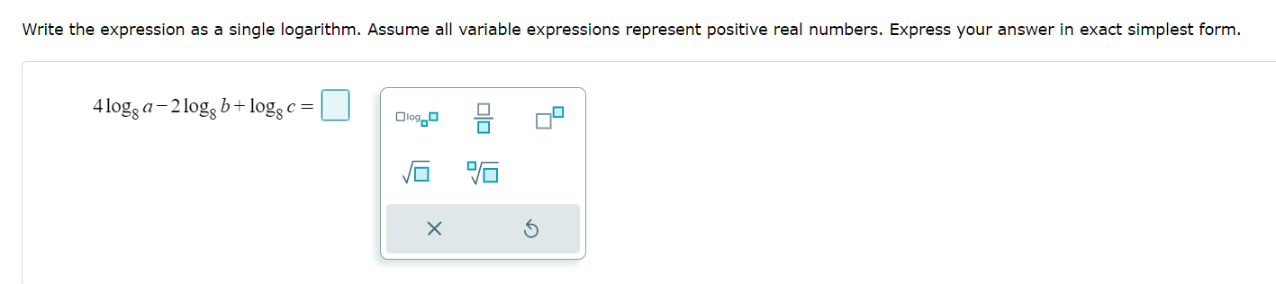 Solved Write the expression as a single logarithm. Assume | Chegg.com