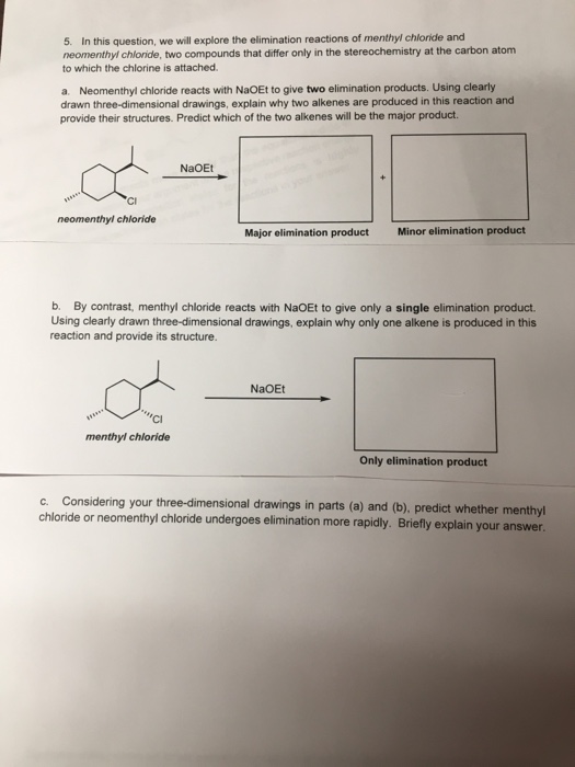 Solved 5. In this question, we will explore the elimination | Chegg.com