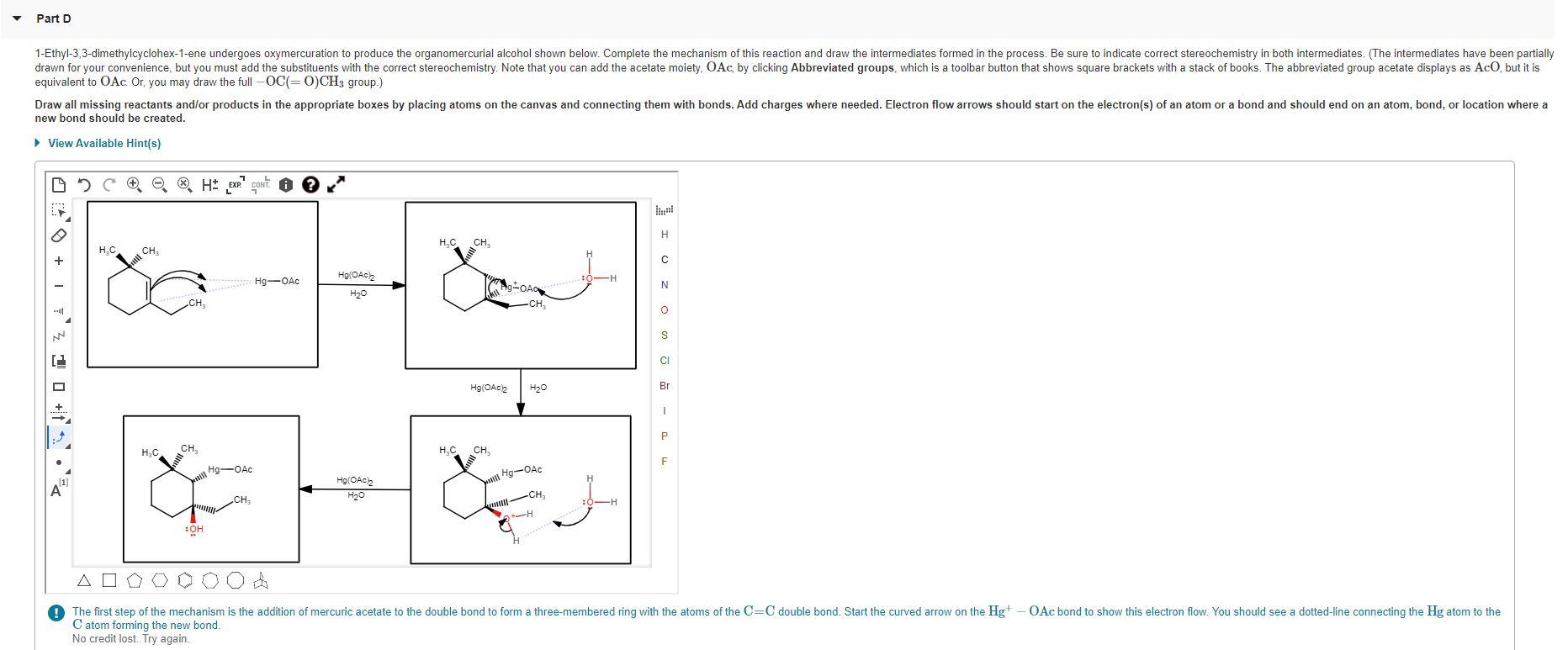Solved 1-Ethyl-3,3-dimethylcyclohex-1-ene undergoes | Chegg.com