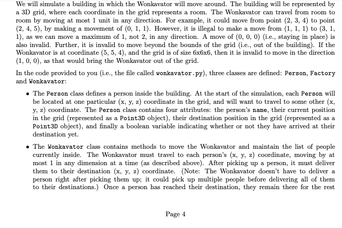 Solved The given code: import math from random import | Chegg.com