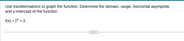 Solved Use transformations to graph the function. Determine | Chegg.com