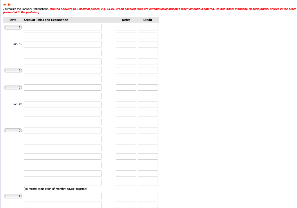 Solved Problem 11-4A (Part Level Submission) The following | Chegg.com