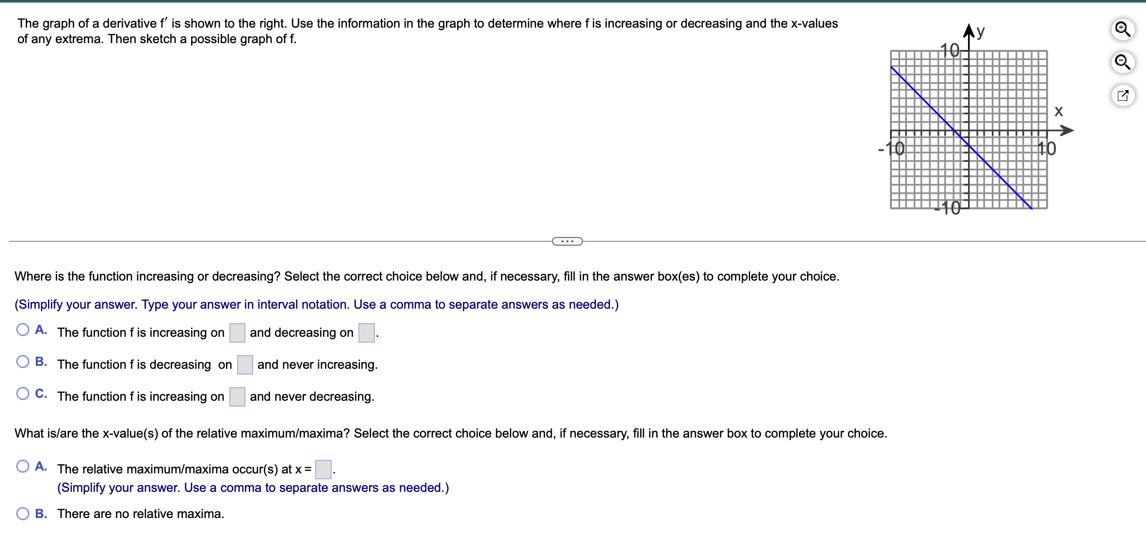 Solved Where is the function increasing or decreasing? | Chegg.com