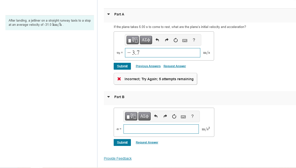 Solved After landing, a jetliner on a straight runway taxis | Chegg.com