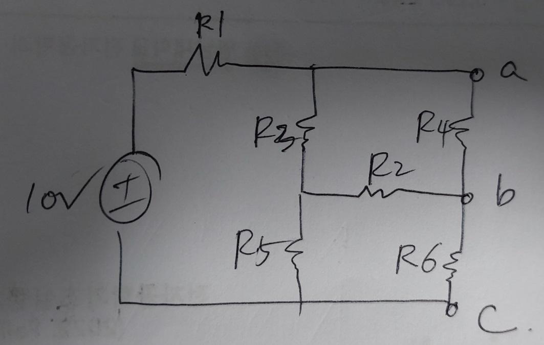 Solved R1~R6 is resistor that can be got any value. I | Chegg.com