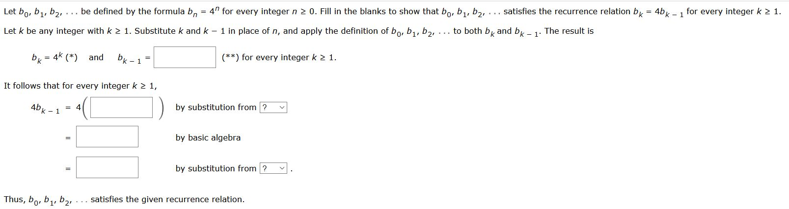 Solved Find the first four terms of the following | Chegg.com