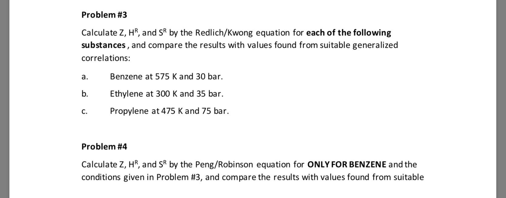 Solved Problem 3 Calculate Z HR And SR By The Chegg solved-problem-3-calculate-z-hr-and-sr-by-the-chegg