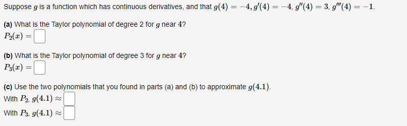 Solved Suppose g is a function which has continuous | Chegg.com