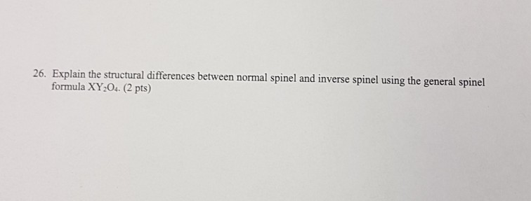 Solved 26. Explain the structural differences between normal | Chegg.com