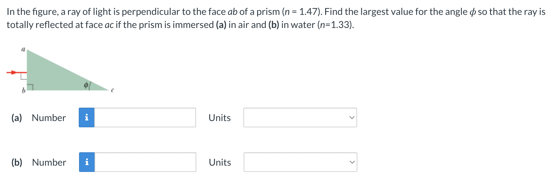 Solved In the figure, a ray of light is perpendicular to the | Chegg.com