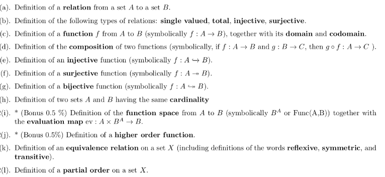 Solved provide an original definition and examples for each | Chegg.com