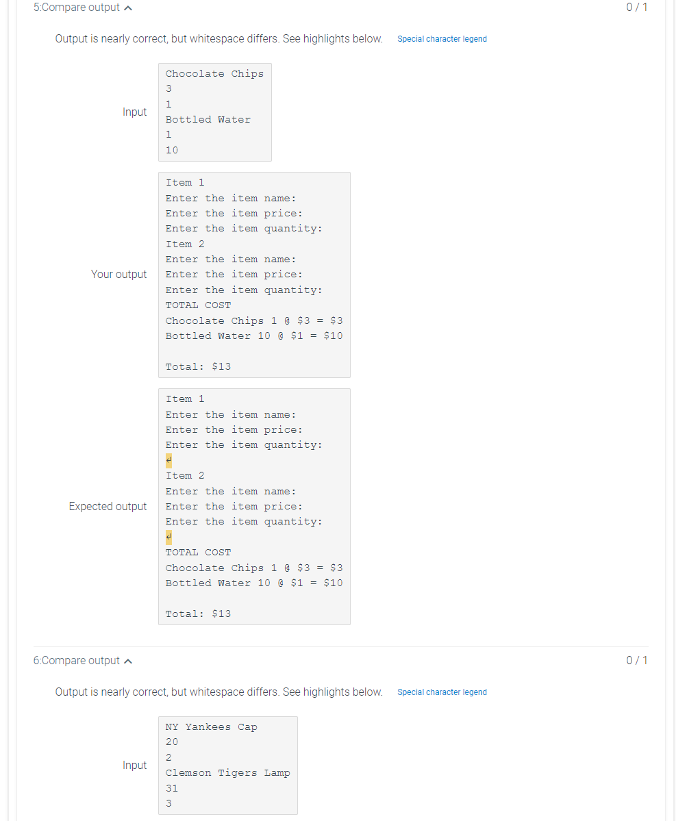 Solved i need help on fixing this code im lost!! 14.4 LAB*: | Chegg.com